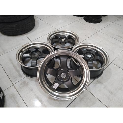 Jual velg racing type work meister ring 17x7,5 pcd 4x100 jazz yaris ...