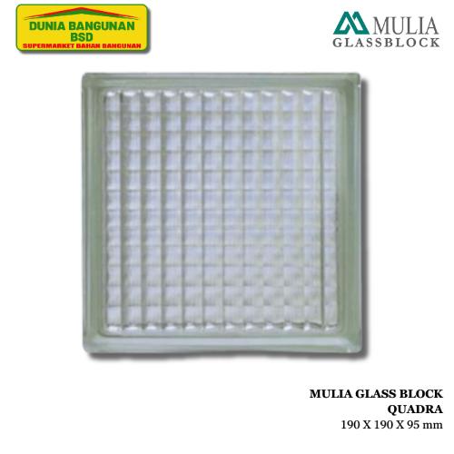 Jual MULIA Glass Block 20X20 Quadra Balok Kaca Mulia - Kota Tangerang ...