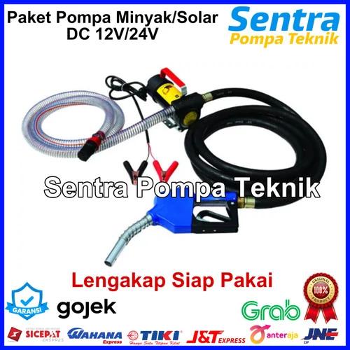 Jual Paket Pompa Minyak Oli Solar DC 24V Lengkap Satu Set - NOZZLE ...