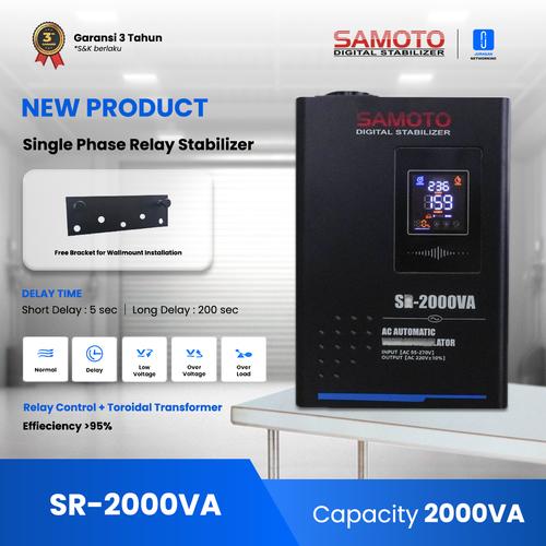 Jual Stabilizer SAMOTO AVR Stabilizer Relay Type SR2KVA Relay ...