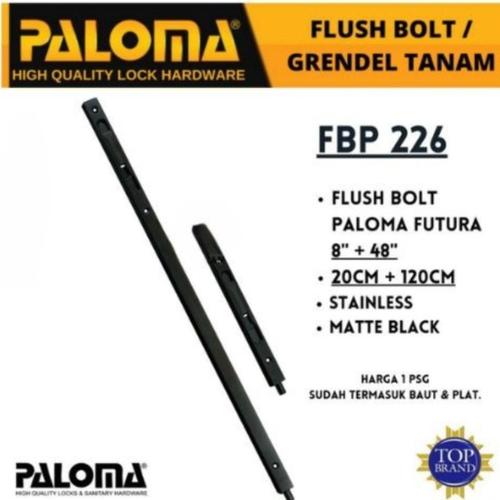 Jual Paloma FBP 226 Grendel Tanam Flush Bolt 8 + 48 INCH ( 20+120CM ...