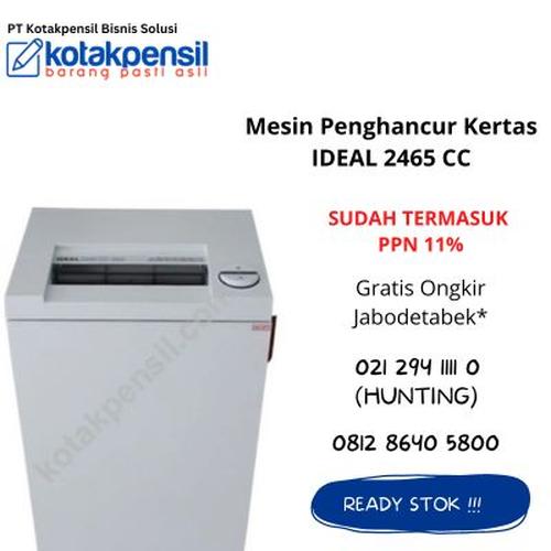 Jual Mesin Penghancur Kertas IDEAL 2465 CC / Paper Shredder IDEAL 2465 ...
