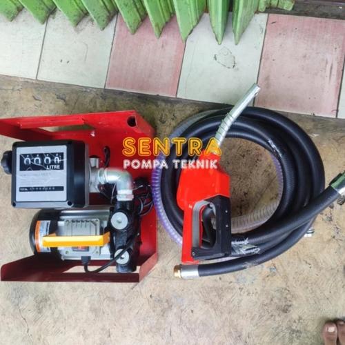 Jual Pompa Transfer BBM FlowMeter Digital Fuel Pump Dispenser Solar ...