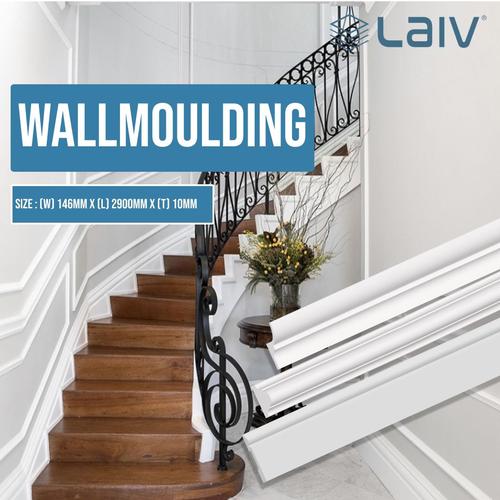Jual [LAIV] Wall Moulding PVC List Dinding Lis Profil Ukuran Dinding ...