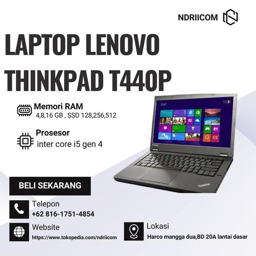 Jual LAPTOP LENOVO THINKPAD T440P I5 GEN 4 - RAM 4,8,16/ SSD ...