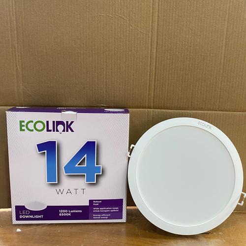 Jual LAMPU LED DOWNLIGHT PANEL ECOLINK 14 WATT 14WATT 14WAT 14 WAT ...