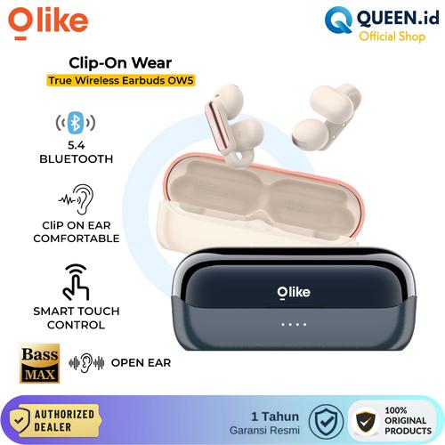 Jual Olike OW5 TWS True Wireless Earbuds Open Ear Headset Bluetooth 5.4 Clip On Ear OWS Stereo ...