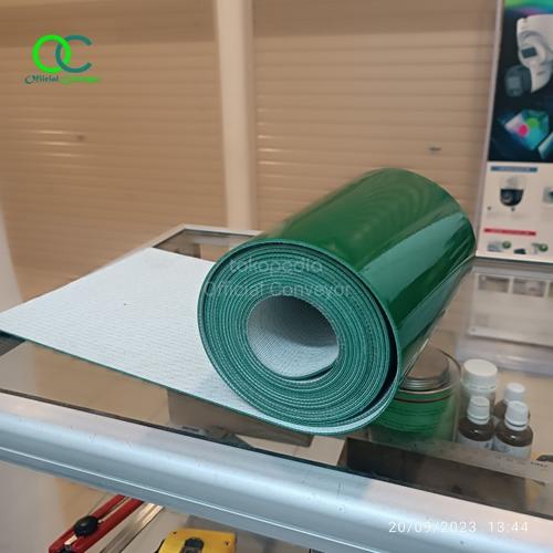 Jual PVC Hijau Pabrik 20 cm x 2 mm x 1 meter/ Conveyor PVC Hijau ...