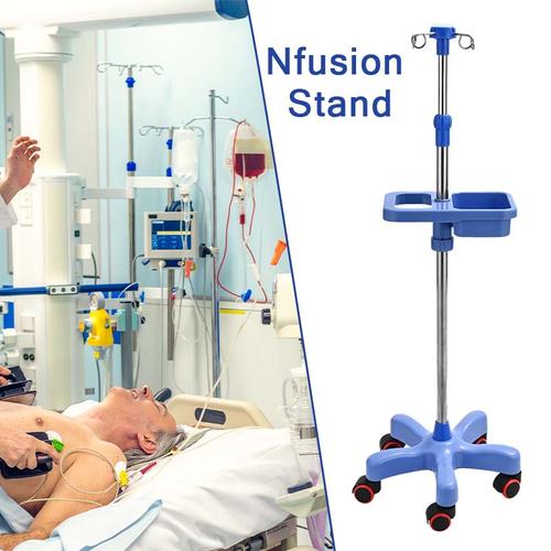 Jual Tiang Infus Kaki 5 Stand Infus Standar Infus Portable Alat Infus ...