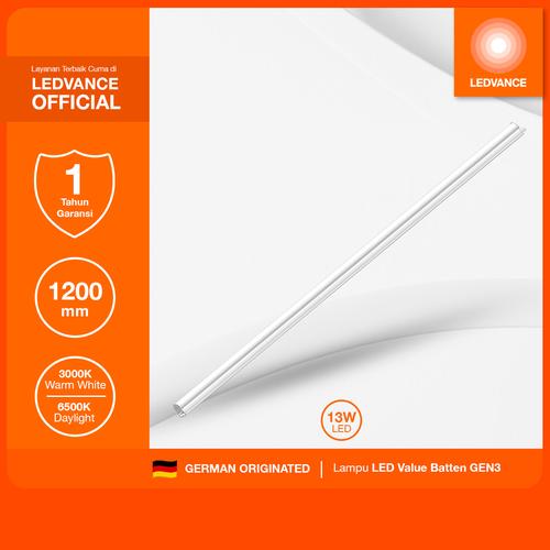 Jual LEDVANCE LED Value Batten GEN3 13W Lampu Tube 1200mm Warm White ...