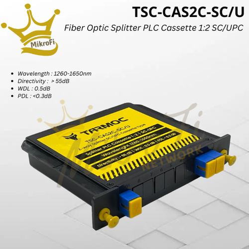 Jual Fiber Optic Passive Splitter PLC Box 1:2 SC UPC|FTTH Splitter BOX ...