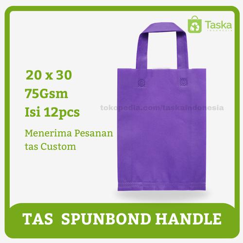 Jual Tas Spunbond Handle 20x30 - Satuan - Warna Ungu - Jakarta Barat ...