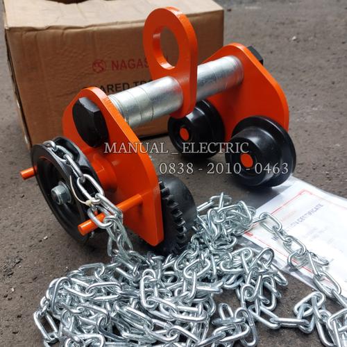 Jual Geared Trolley 1 2 3 5 10 Ton Gear Troli Hoist Takel Nagasaki ...