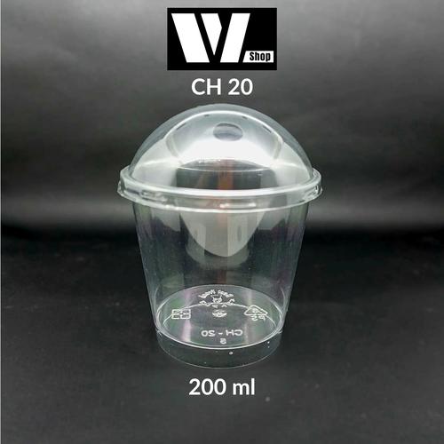 Jual Gelas Puding CH20 Jelly Cup Bulat Tempat Dessert Coklat Kue CH 20 ...