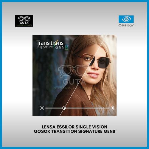 Jual Lensa Kacamata Crizal Essilor Transition Signature Gen 8 Stylis 1. ...