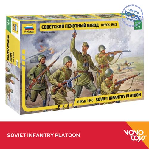 Jual Miniature Figure 1/72 Soviet Infantry Platoon by Zvezda - Jakarta ...