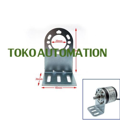 Jual 20mm Encoder Fixed Bracket Mounting Metal L Counter Bracket PY97 ...