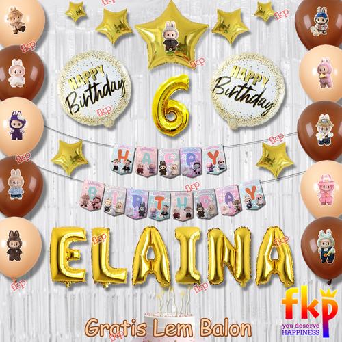 Jual Fun Kids Party Set Dekorasi Ulang Tahun Tema Labubu / HBD Tema ...