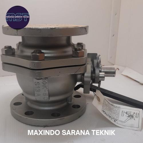 Jual Ball Valve KITZ 2" Inch Stainles 304 Flange JIS 10K DN50 SS304 - Jakarta Barat - Maxindo ...