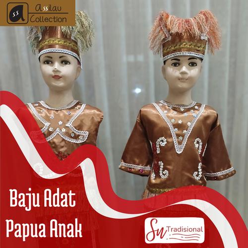 Jual Baju Adat Papua Anak Satuan ( Laki/Perempuan ) - Perempuan, 3 ...