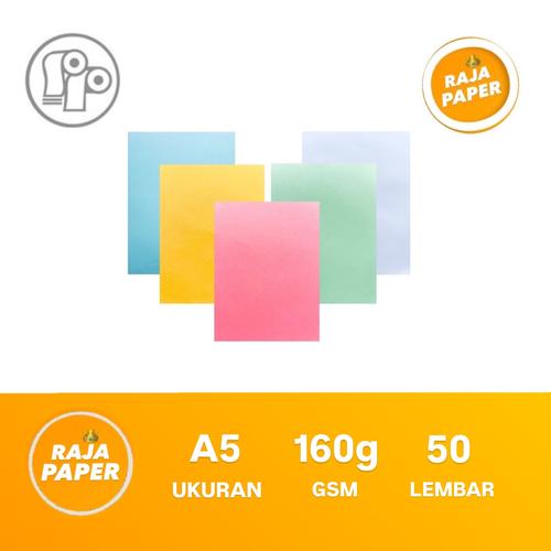 Jual Kertas Brief Card 160 Gsm A5 50 Lembar By PARISINDO . ( 148 Mm x ...