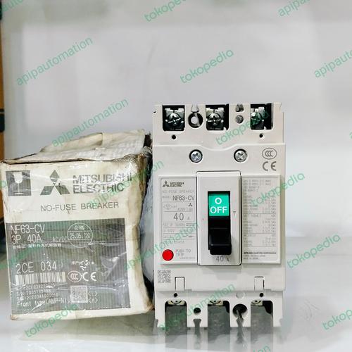 Jual MCCB MITSHUBISHI NF63-CV 3P 40A MADE IN JAPAN - Kab. Tangerang ...