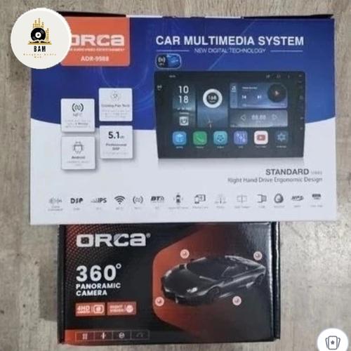 Jual HEAD UNIT ANDROID ORCA NFC+CAM 360 / HEAD UNIT ORCA 9 INCH+CAMERA ...