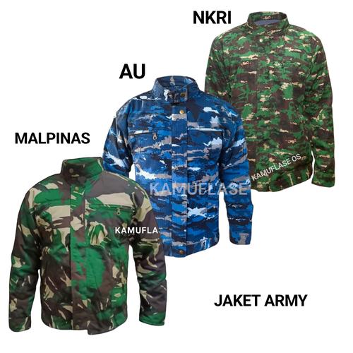 Jual JAKET ABG PRES BODY ARMY/Jaket camo/jaket army/Jaket Kamuflase ...