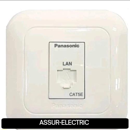 Jual Stop Kontak Data CAT5 Outlet Data CAT5 E WEJ2488 Panasonic Wide ...