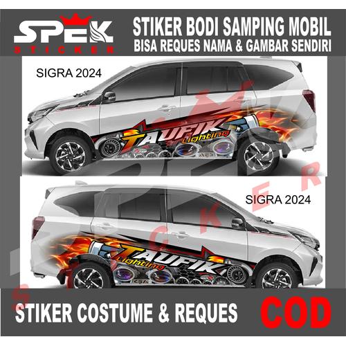 Jual STIKER DECAL MOBIL SIGRA, XENIA DAN SEJENISNYA BISA REQUEST SESUAI ...