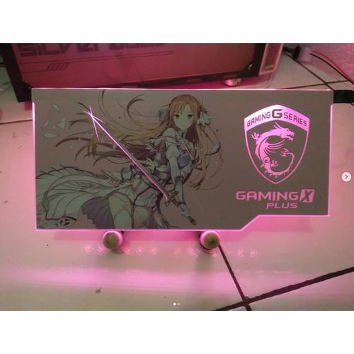 Jual Custom vga backplate with 3 pin ARGB led (mobo connect only ...