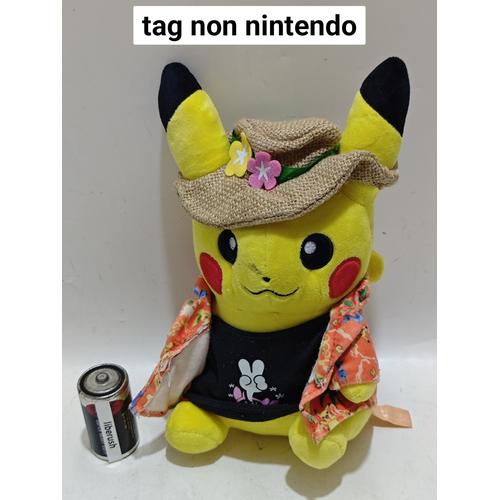 Jual pokemon pikachu alola festival cosplay costume plush doll boneka ...