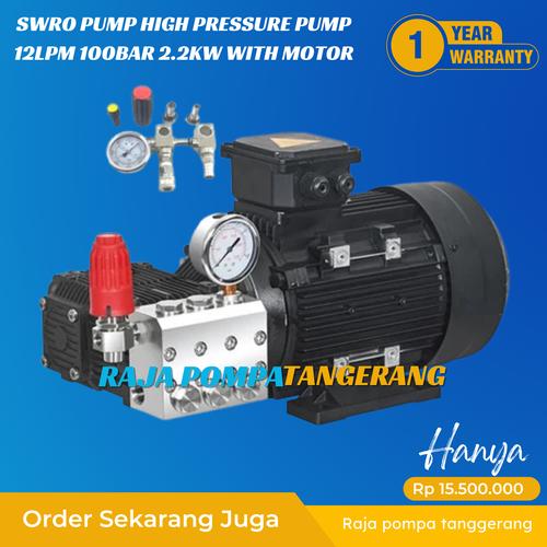 Jual SWRO Plunger Pump high pressure pump 15Lpm Membrane Ro Sea Water ...