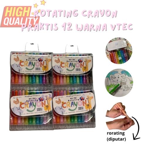 Jual Crayon Putar Twist Crayon / Crayon Mewarnai Putar Rorating Ukuran ...