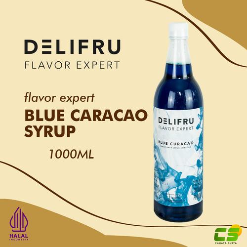 Jual Delifru Syrup/Sirup - Blue Caracao Syrup 1000 ml - Jakarta Timur ...