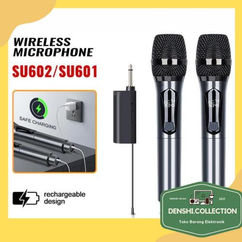 Jual ** SU601/SU602 mikrofon nirkabelisi ulang mikrofon genggam ...
