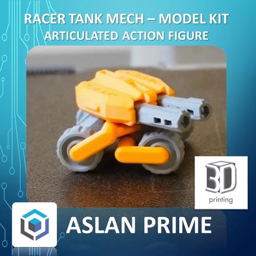 Jual RACER TANK MECH MECHA MODEL KIT POSEABLE JOINTED ACTION FIGURE 3D ...