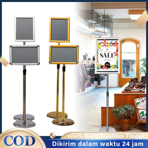 Jual Standing Sign Frame Floor Stand Display Poster A3/A4 Standing ...
