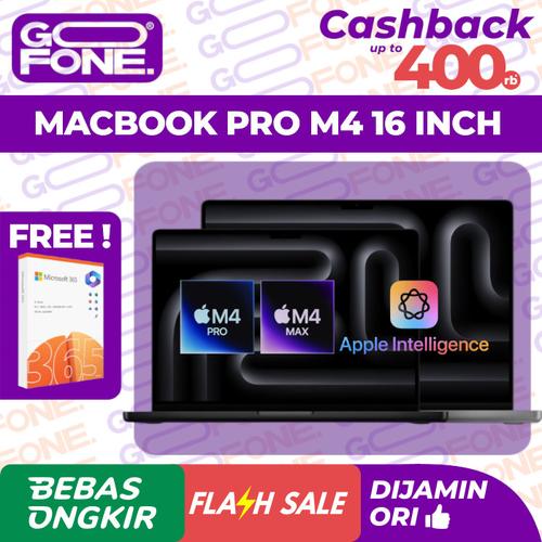 Jual MacBook Pro M4 Pro | Max 16 inch 2024 New Garansi Apple 1 Tahun ...
