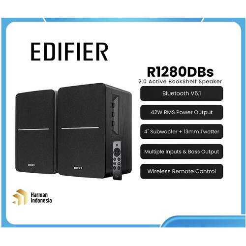 Jual EDIFIER R1280DBs R1280 DBs 2.0 Active Bookshelf Speaker - Kota ...