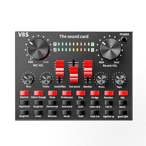 Jual ** Sound Card V8 V8S Audio Mixer Live Singging New Vivano ...
