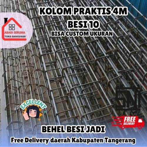 Jual MURAH / BESI KOLOM PRAKTIS / BEHEL BESI JADI / KOLOM PRATIS 4M ...