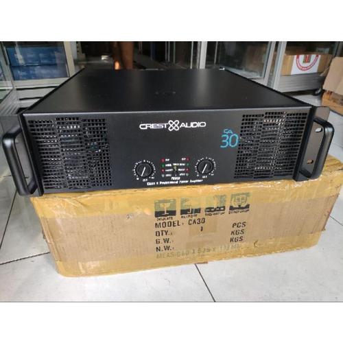 Jual ** Power Amplifier Crest Audio CA30 Body Panjang Makro Power Ampli ...