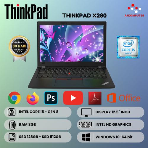 Jual LENOVO THINKPAD X280 CORE i5 / i7 GEN 8 SECOND ORIGINAL BERGARANSI ...