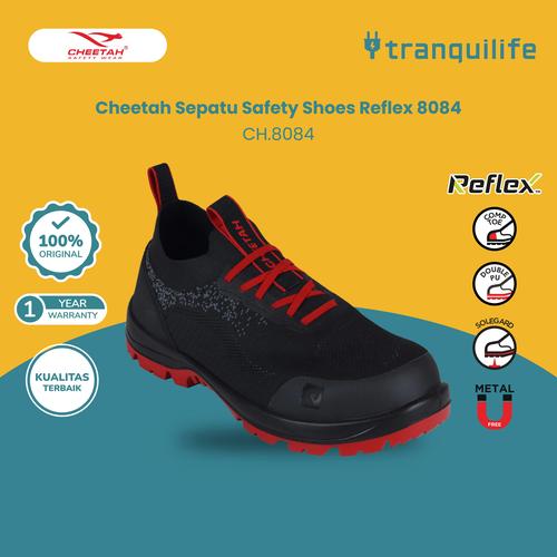 Promo Sepatu Safety Cheetah Safety Shoes Reflex 8084 Merah Sepatu Kerja ...