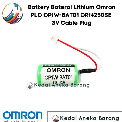 Jual BATTERY BATERAI LITHIUM OMRON PLC CP1W CP1W-BAT01 CR14250SE 3V ...