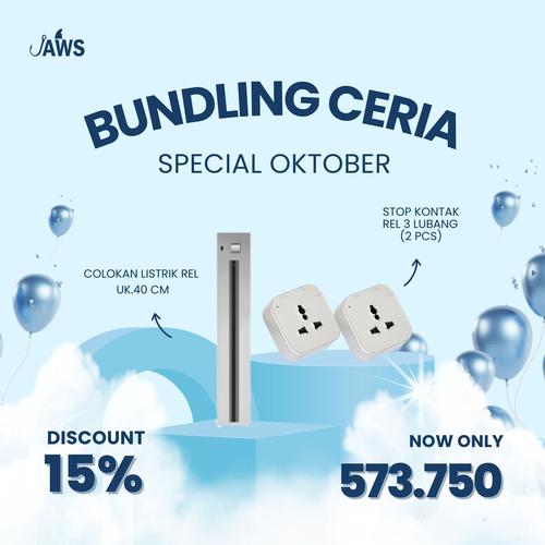 Jual BUNDLING Stop Kontak Dapur/Meja meeting Model Rel Tanam 40-120 cm ...