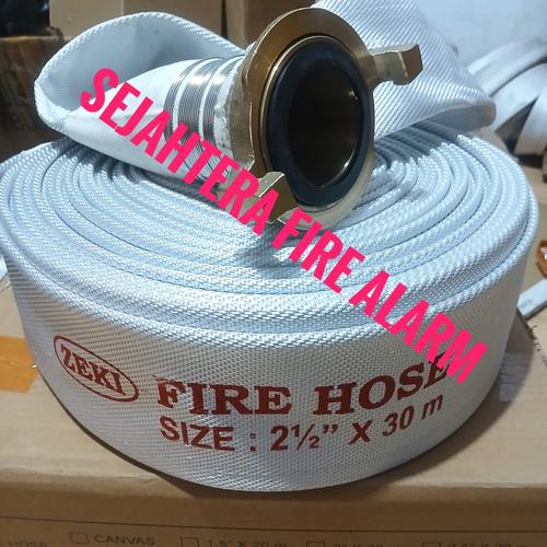 Jual fire hose selang pemadam UK 2,5" x 30 meter canvas coupling vdh ...