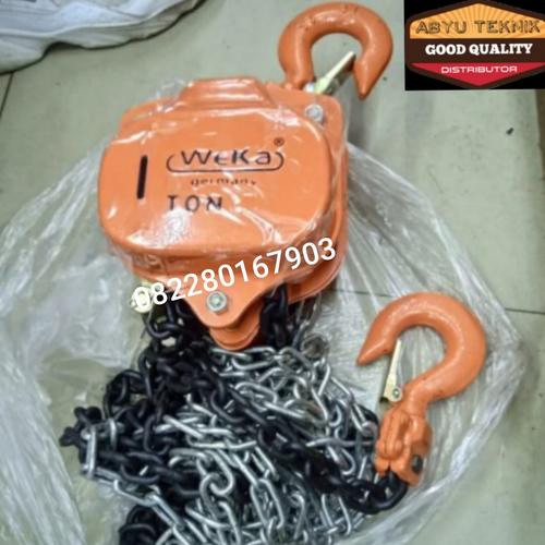 Jual CHAIN BLOCK WEKA 1 TON X 5 METER HEAVY DUTY - Jakarta Pusat ...