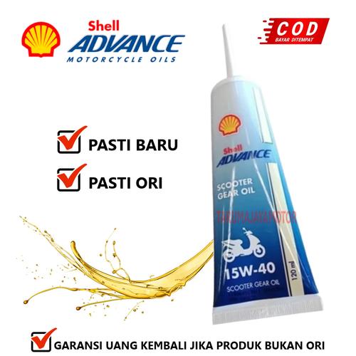Jual Oli Gear Matic Gardan SHELL ADVANCE 15W-40 120ml Oil Gearbox ...